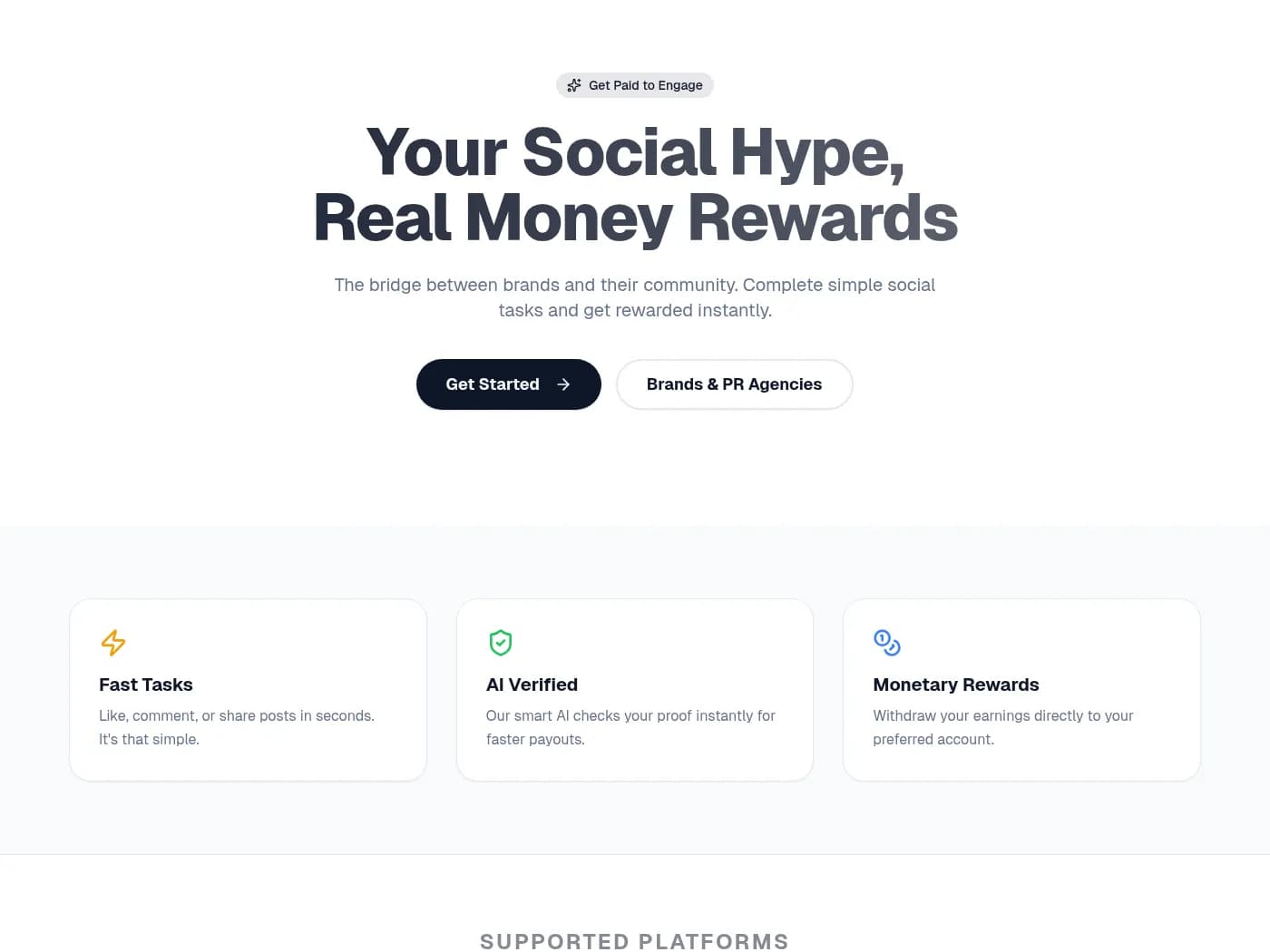 Hype Social Rewards