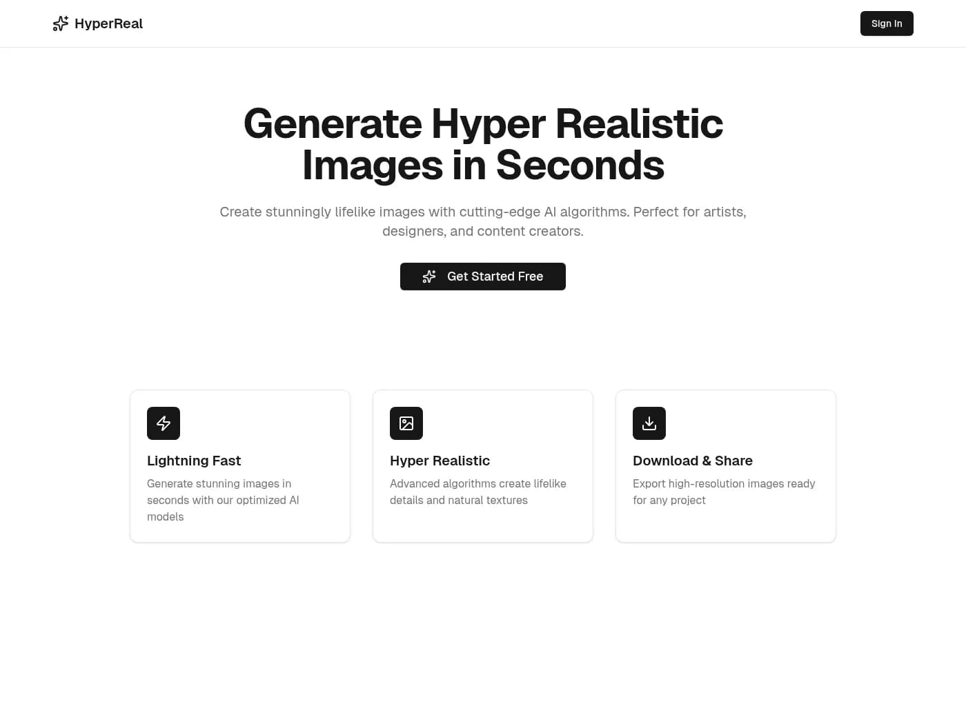 HyperReal Image Generator