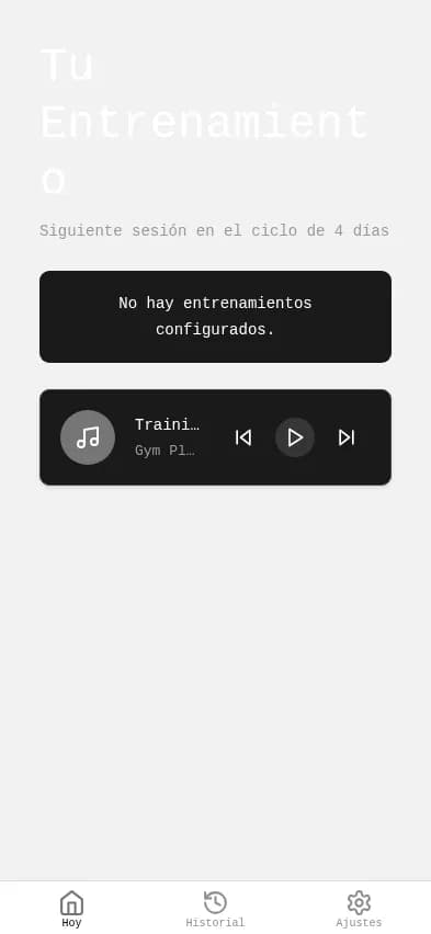 Hypertrophy Gym Tracker