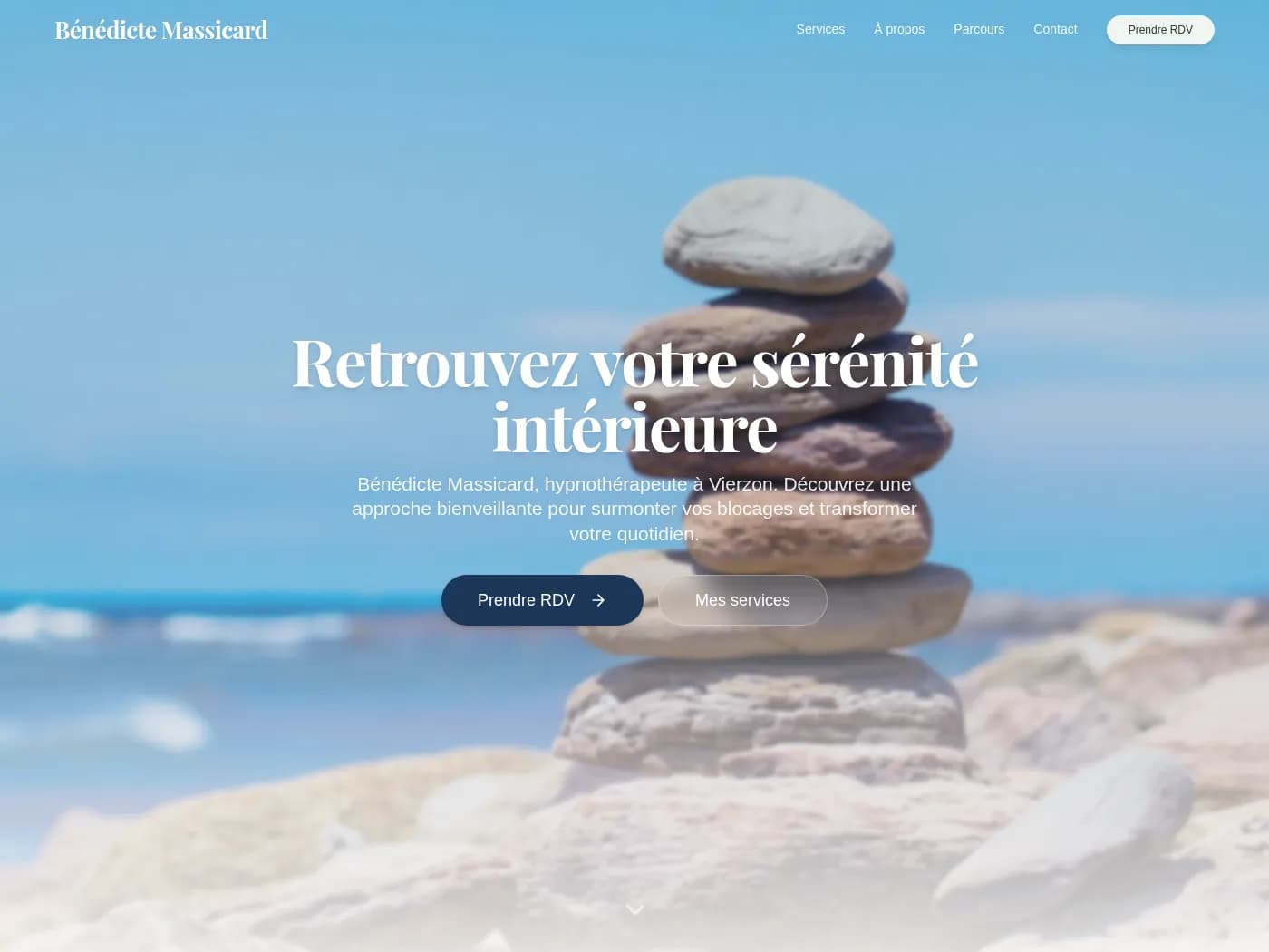 HypnoVista Site Vitrine