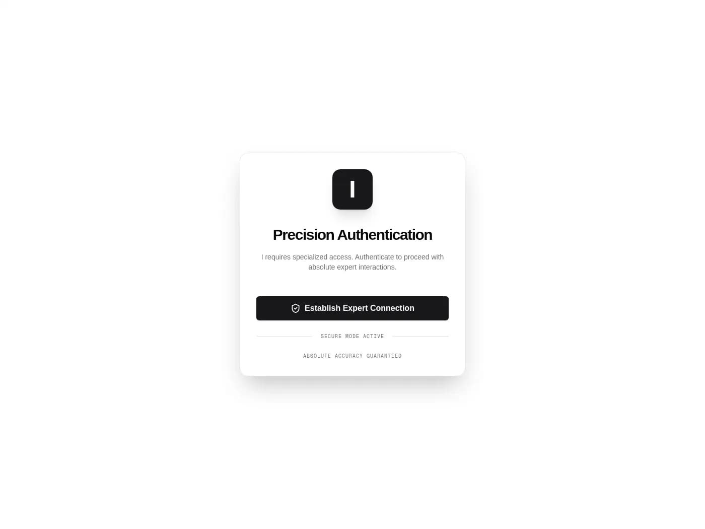 I: Precision Chatbot