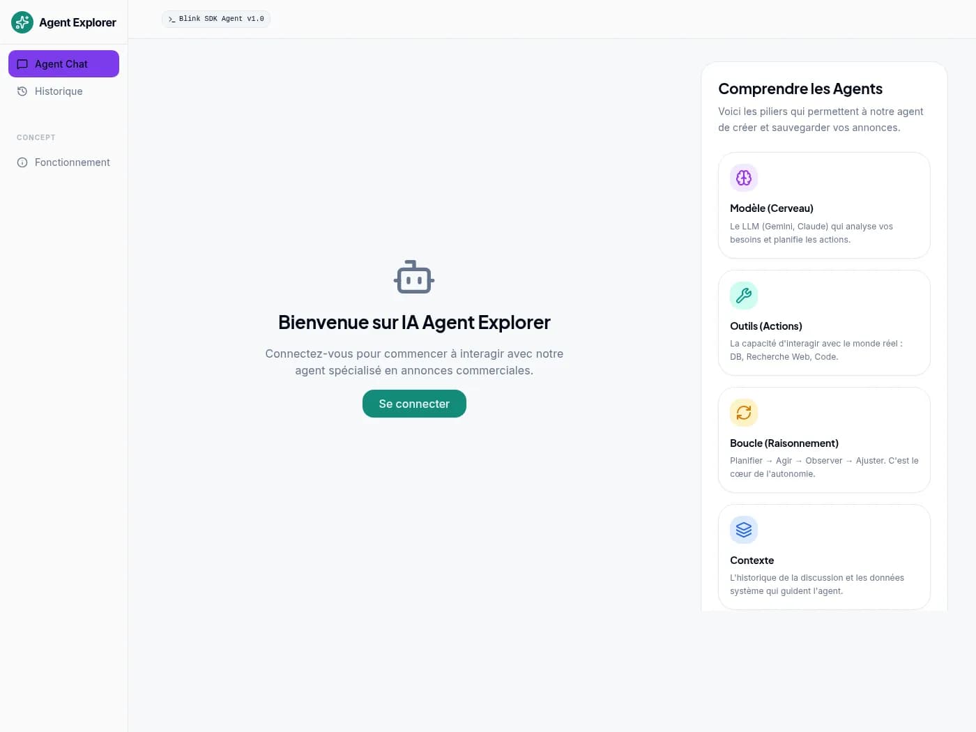 IA Agent Explorer