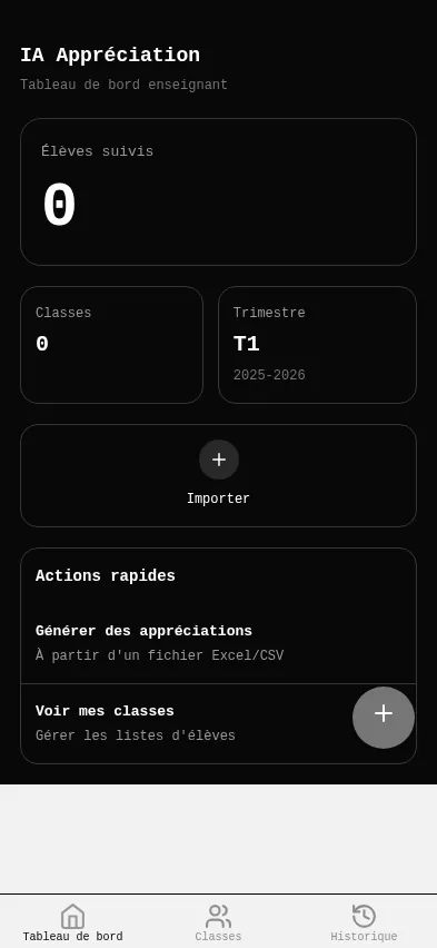 IA Appréciation Scolaire
