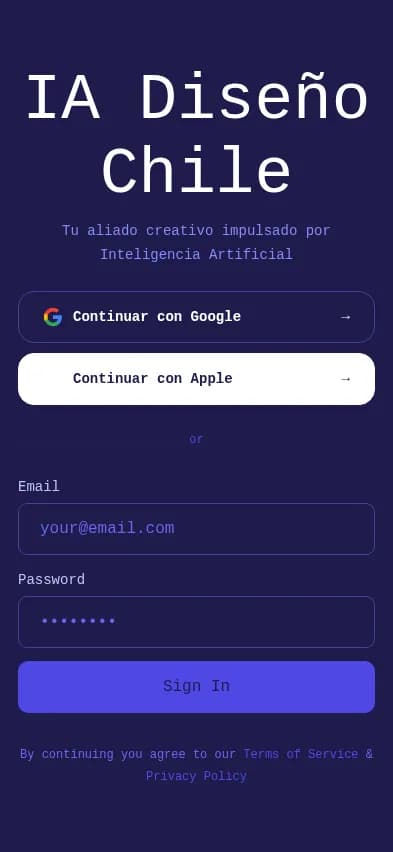 IA Diseño Chile SaaS