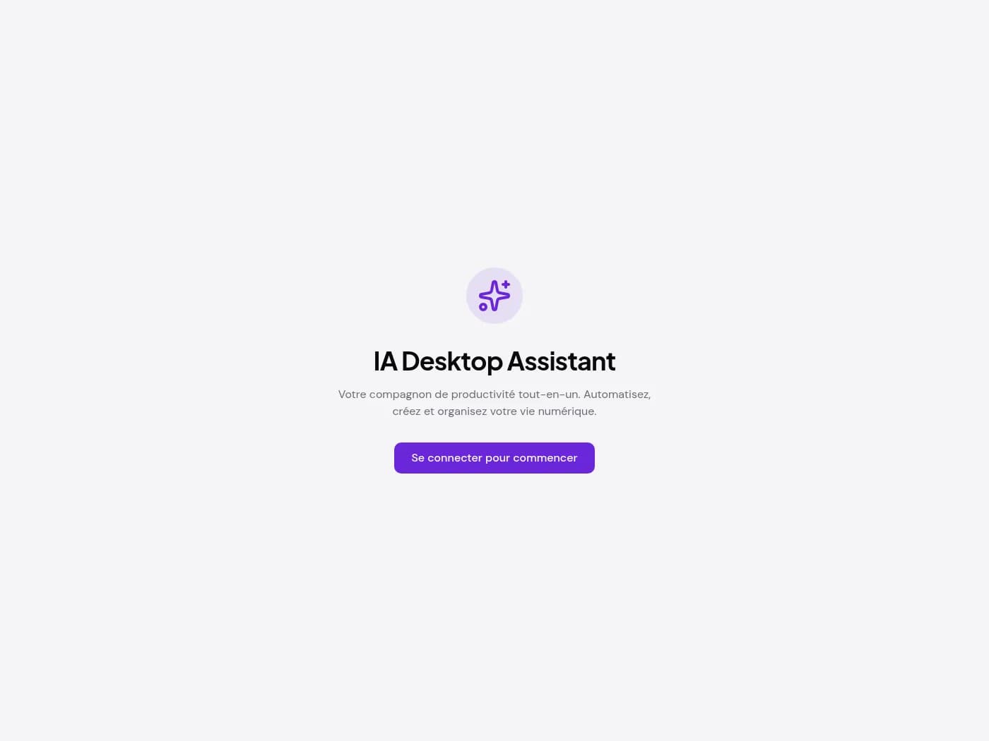 IA Desktop Assistant
