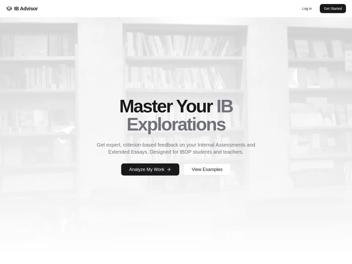IB Exploration Advisor