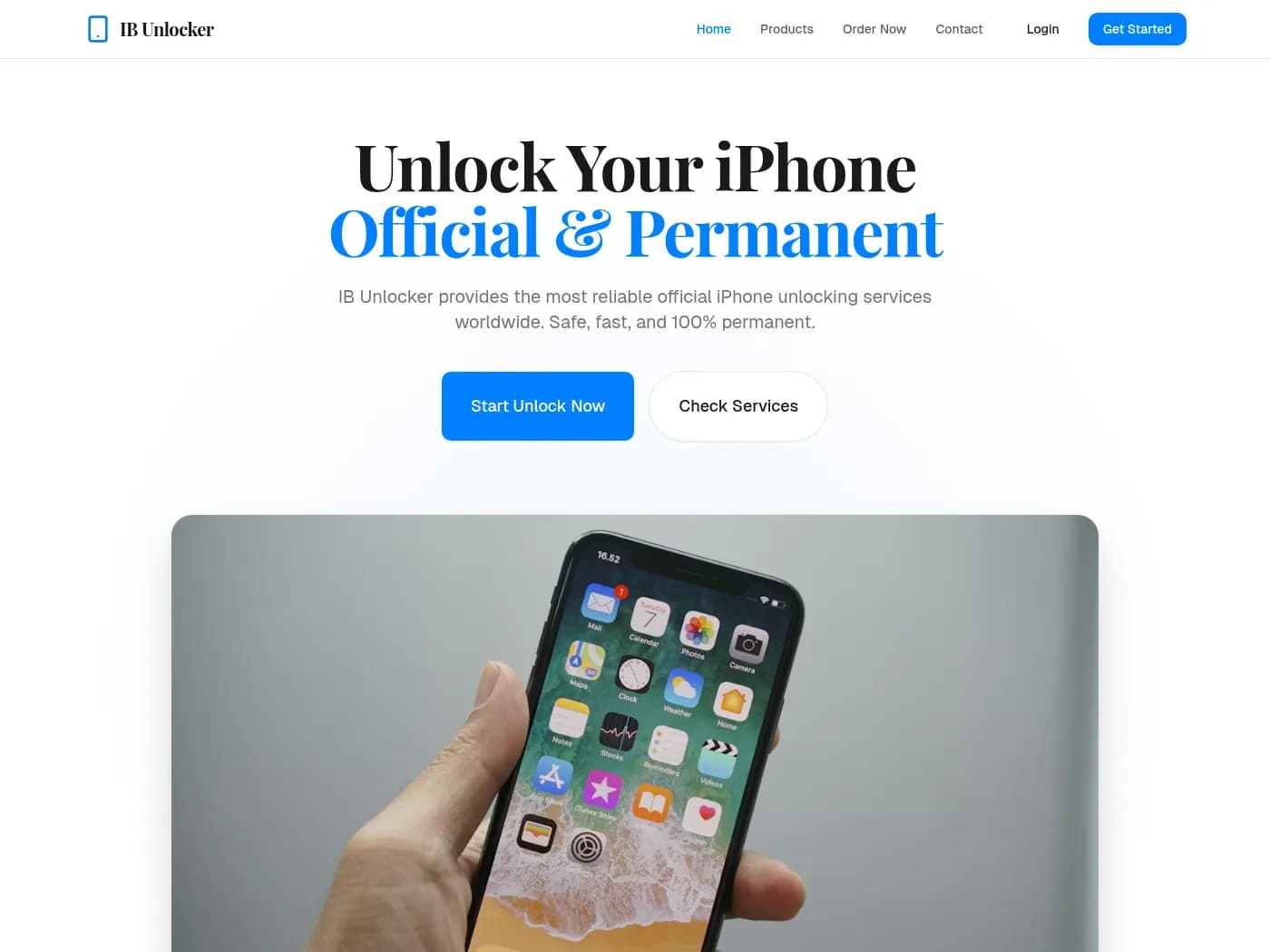 IB Unlocker Web Portal