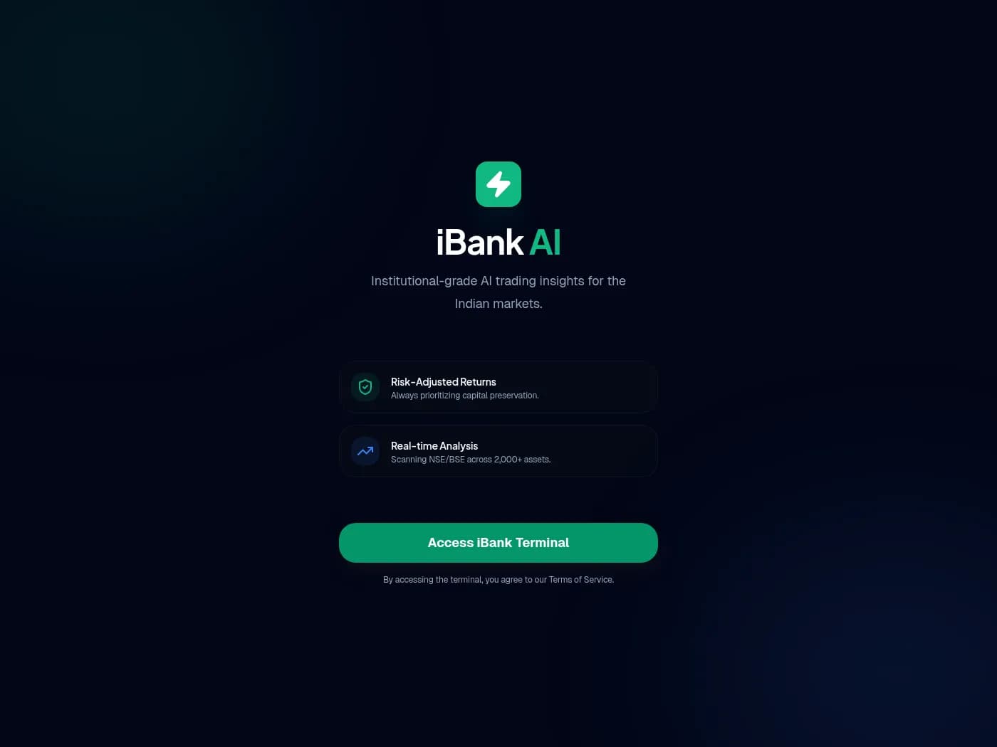 iBank AI Trading Advisor