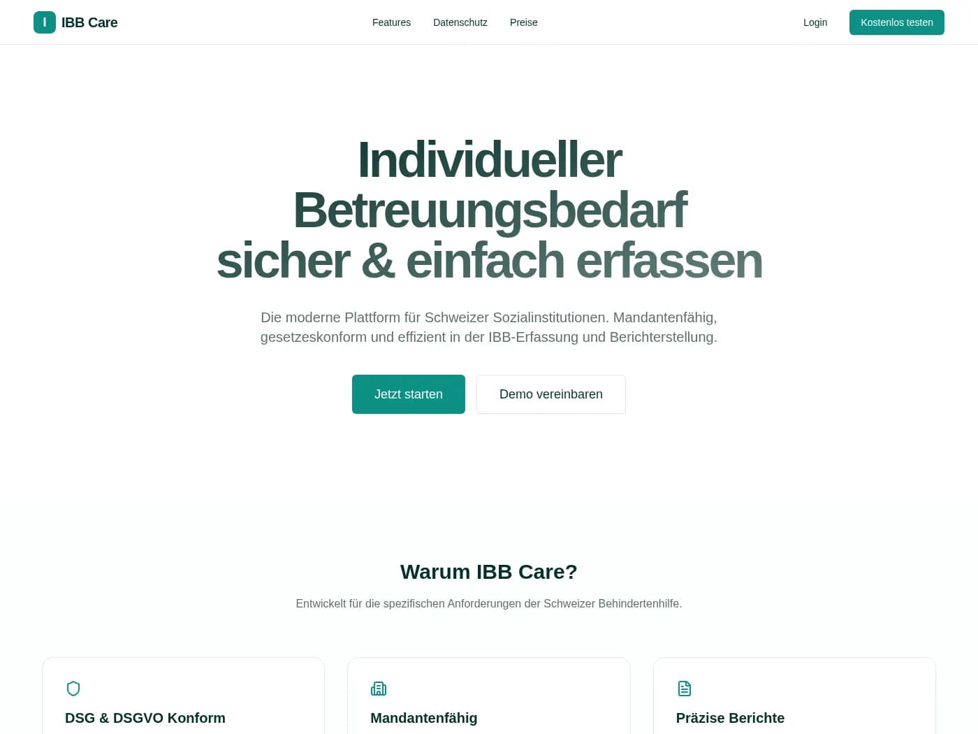 IBB Care Platform
