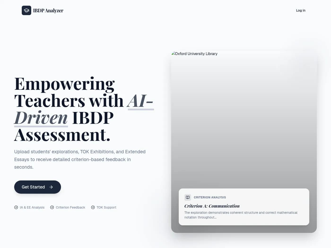 IBDP Exploration Analyzer