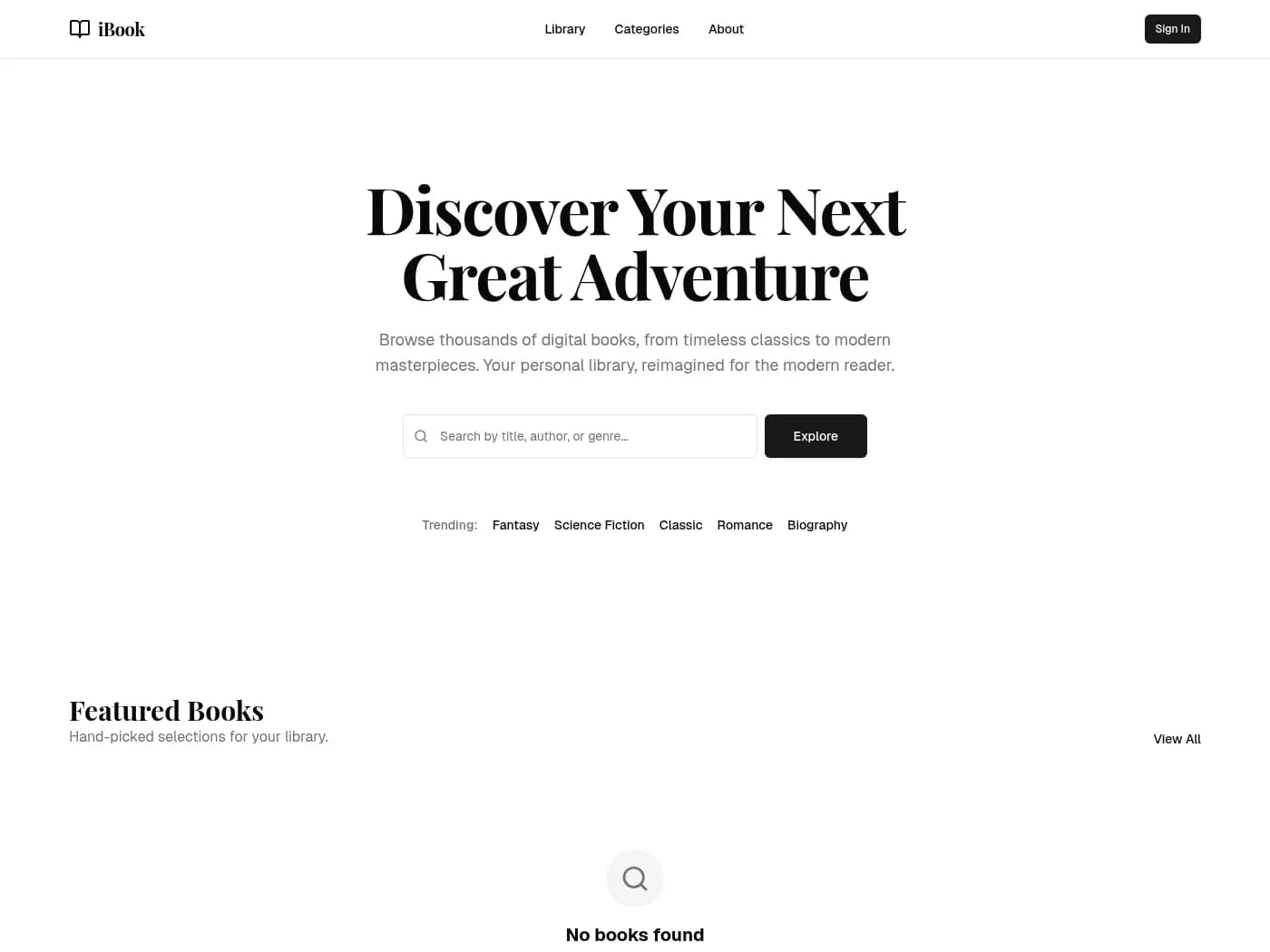 iBook Library