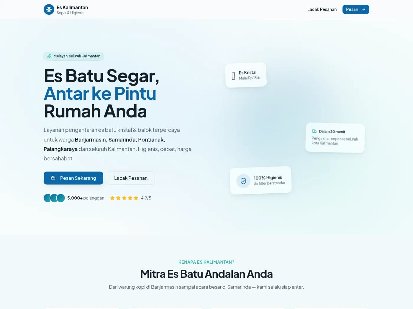 Kalimantan Ice Delivery