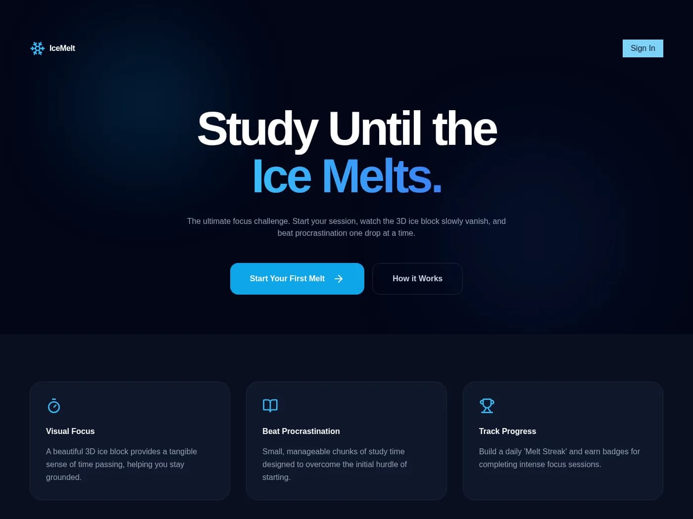 Ice Melt Study Challenge