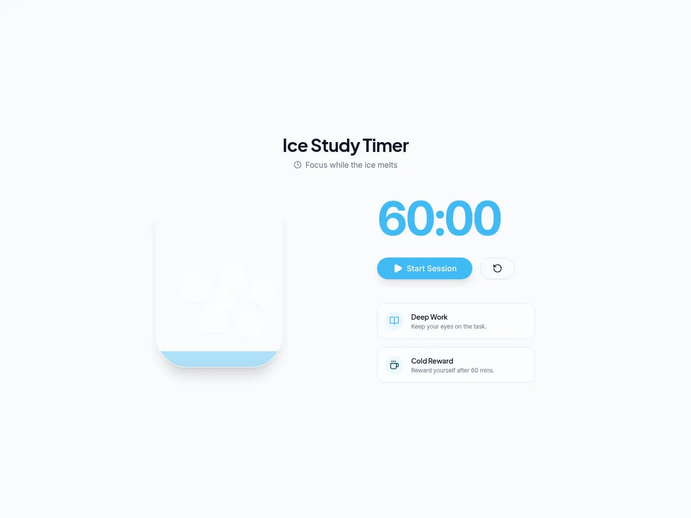Ice Study Timer