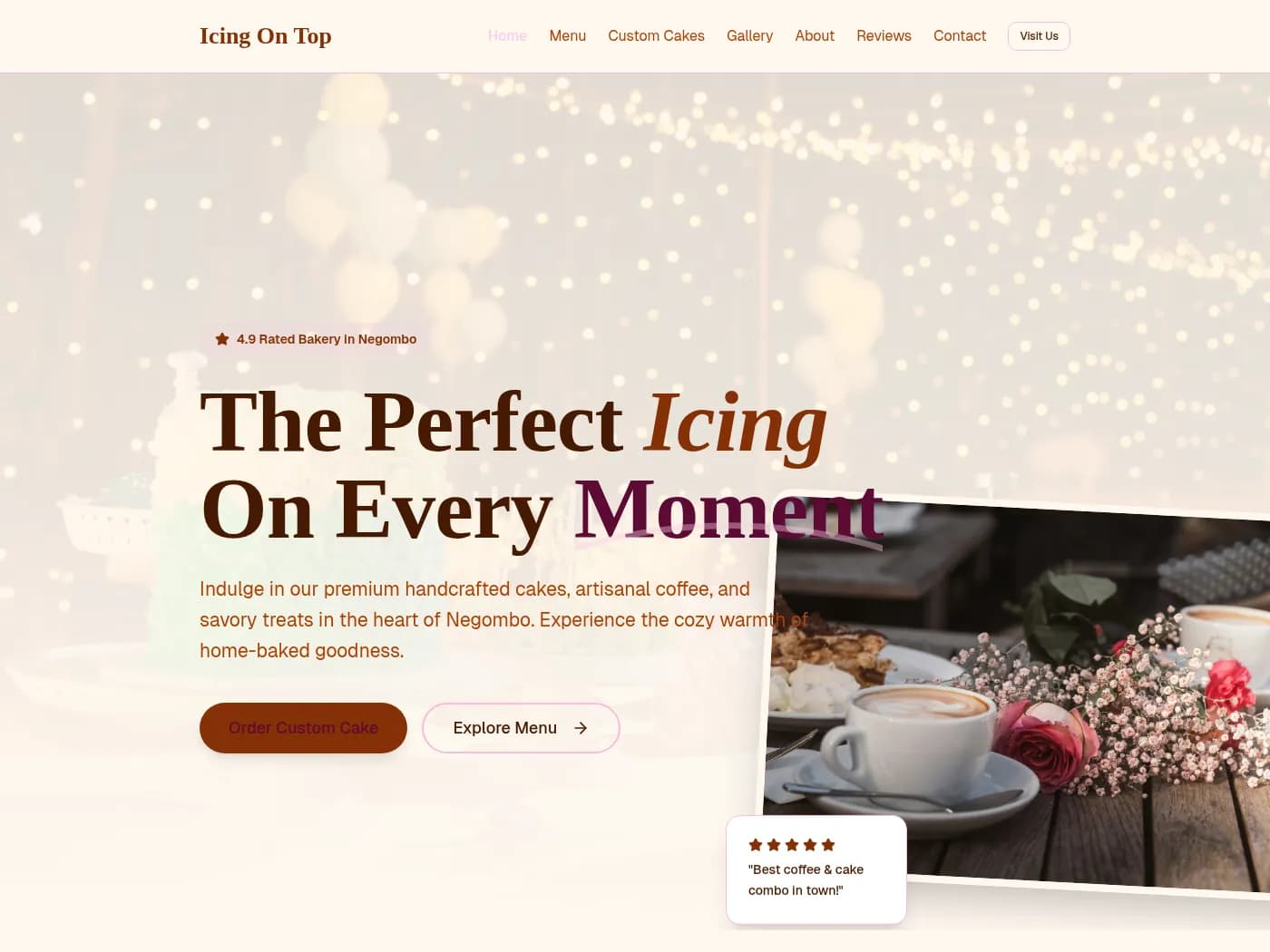 Icing On Top Website