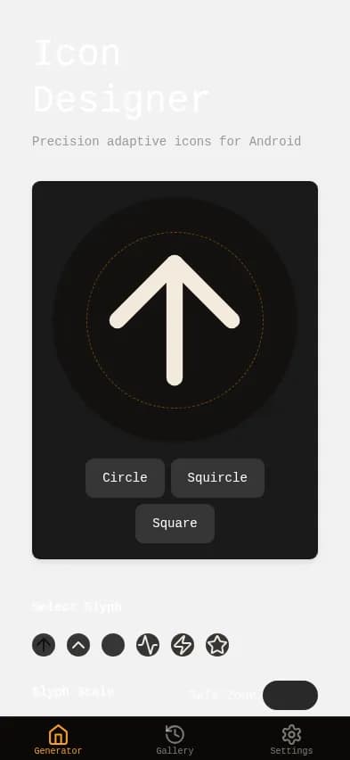 Adaptive Icon Generator
