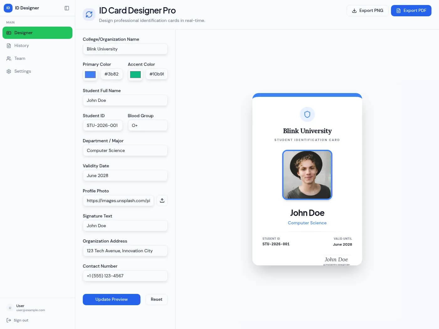 ID Card Designer Pro