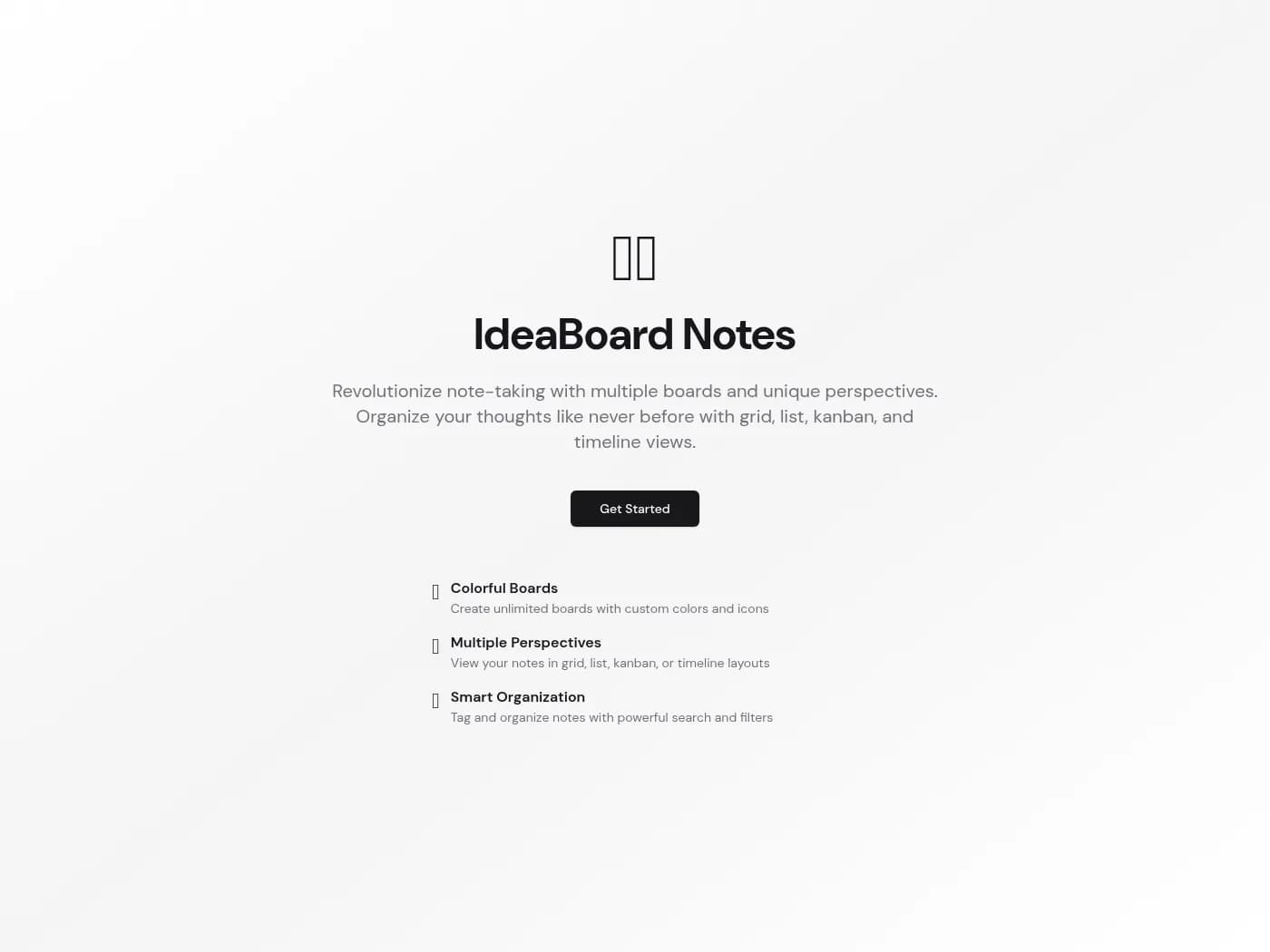IdeaBoard Notes