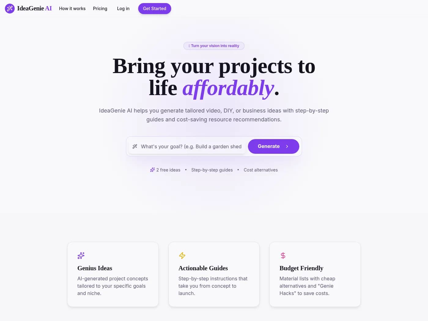 IdeaGenie AI