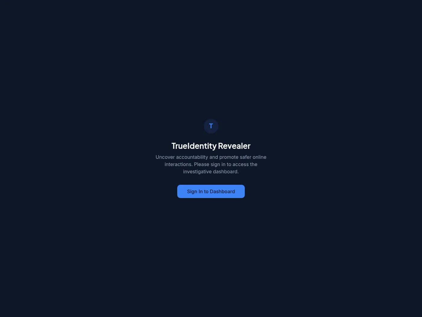 TrueIdentity Revealer