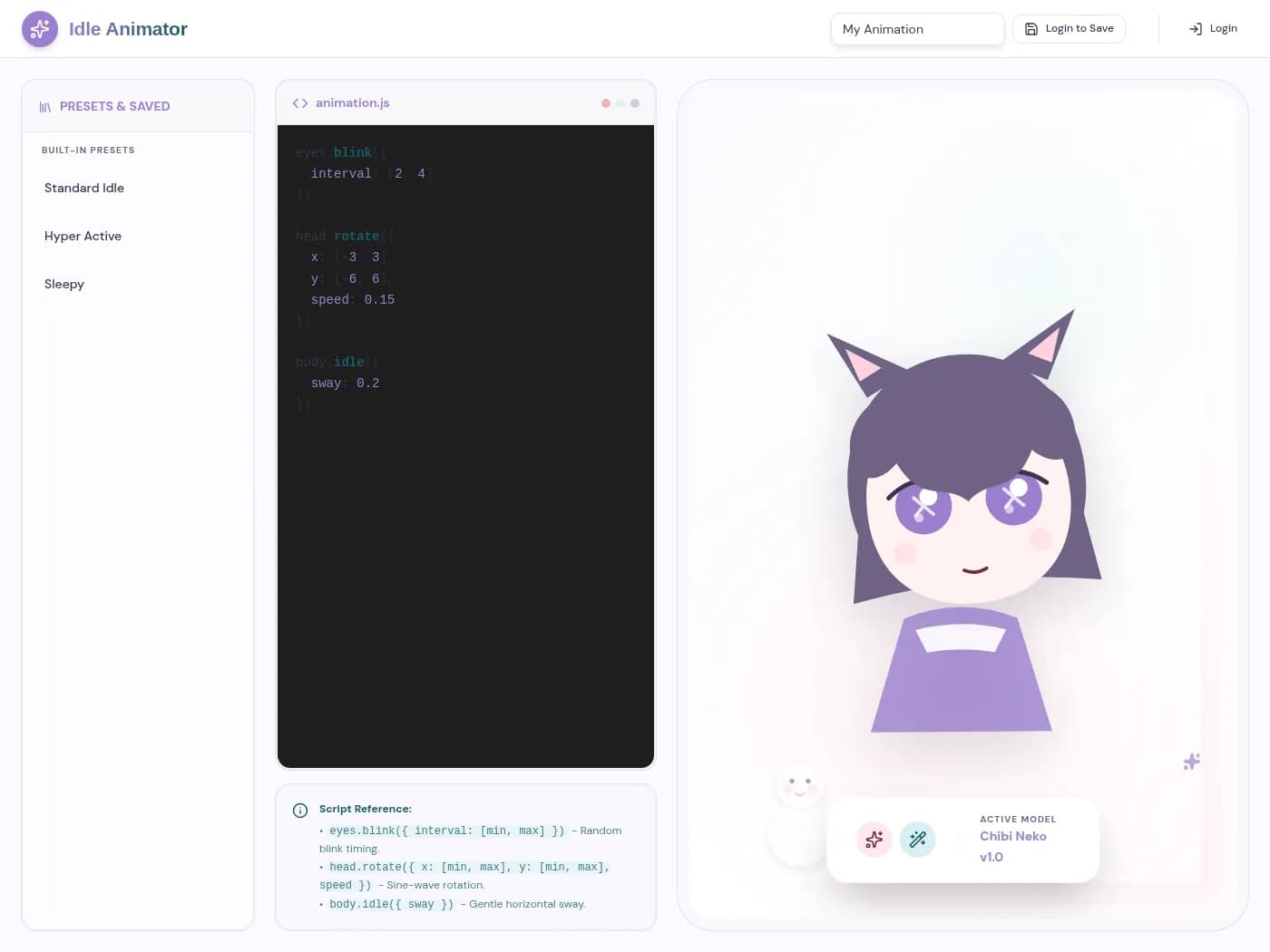 Idle Character Animation