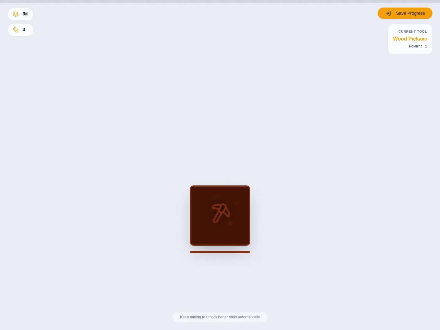 Idle Vertical Miner