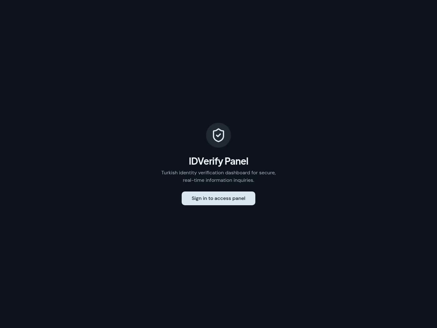 IDVerify Panel