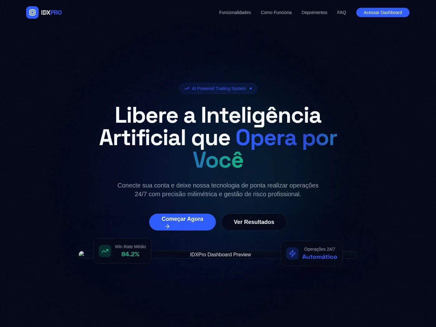 IDXPro Dashboard