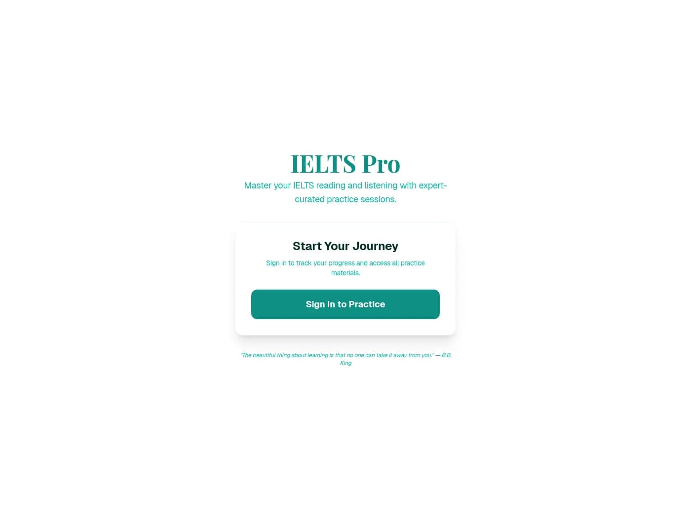 IELTS Practice Pro