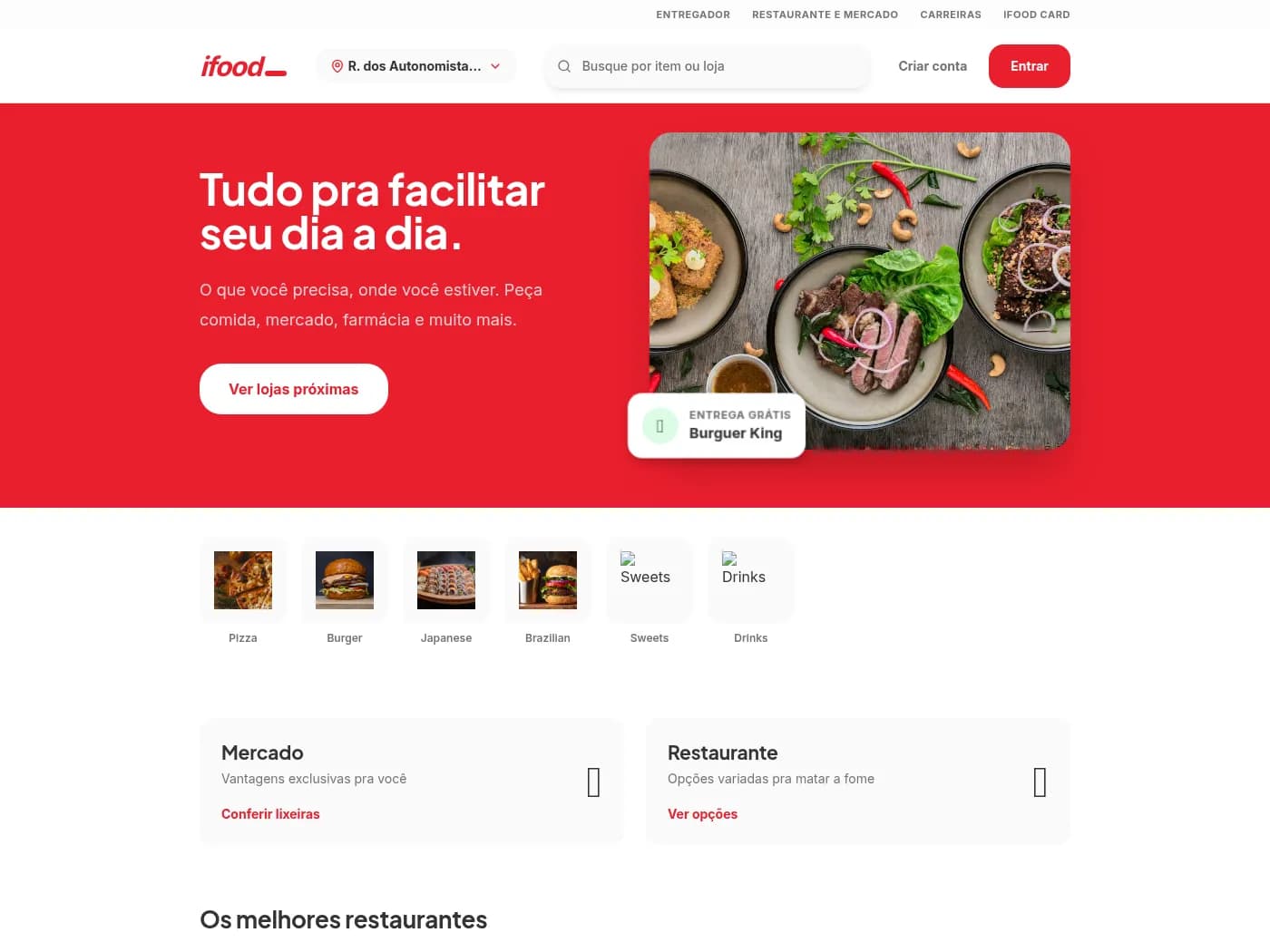 iFood Web Clone
