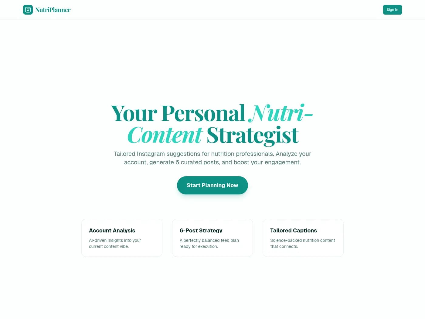IG Content Planner