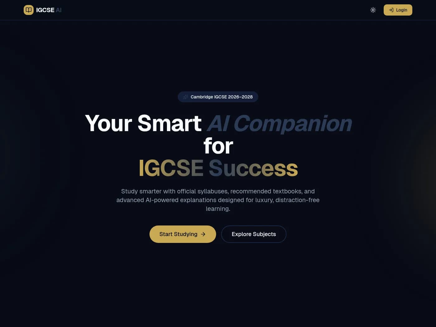 IGCSE AI Study Suite