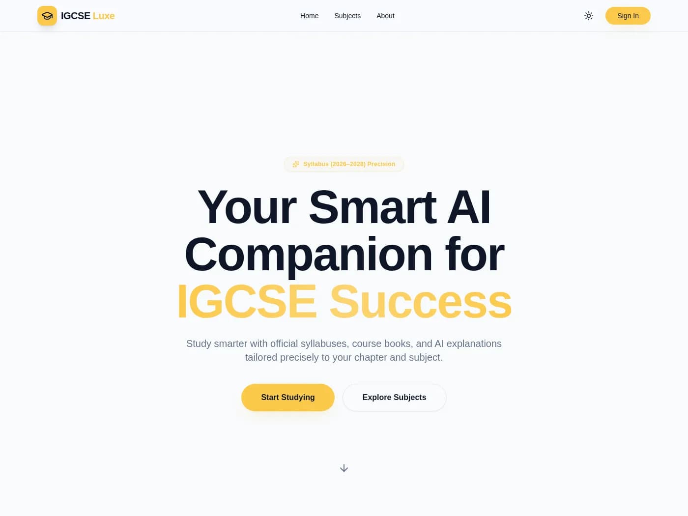 IGCSE AI Study Luxe