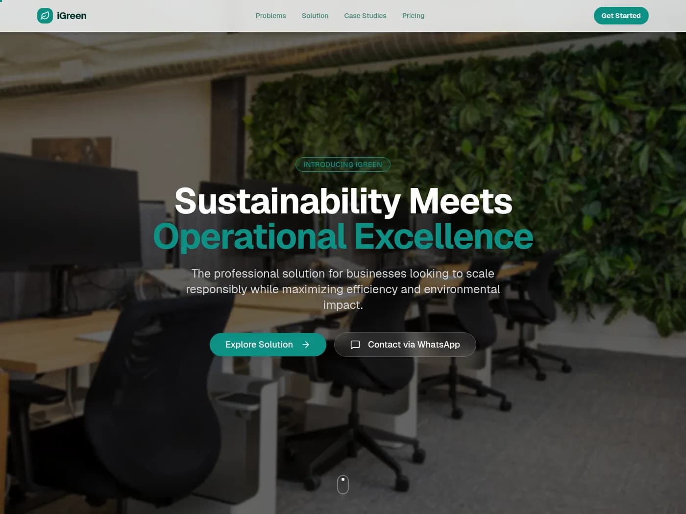 iGreen Sales Pitch Deck