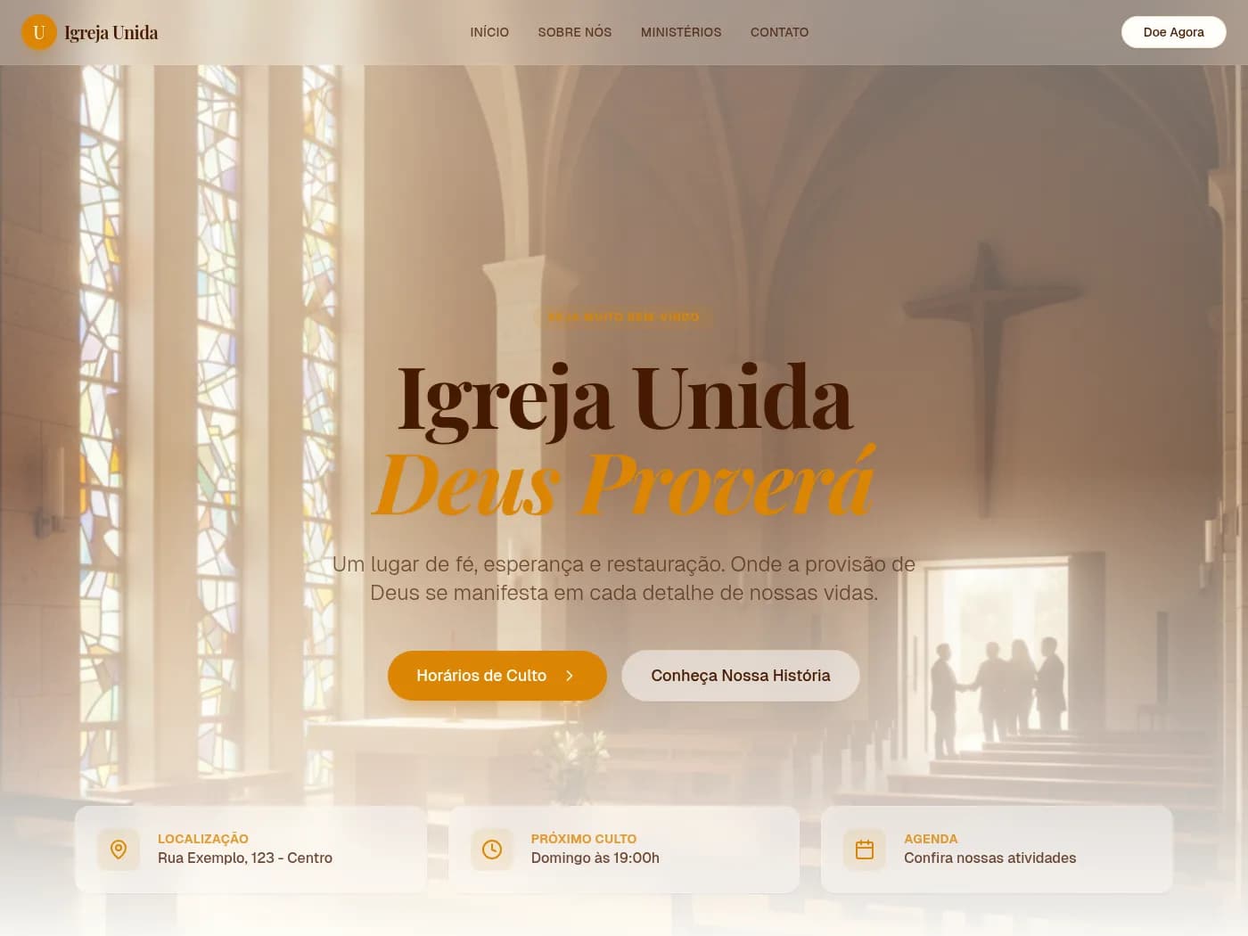 Igreja Unida Banner