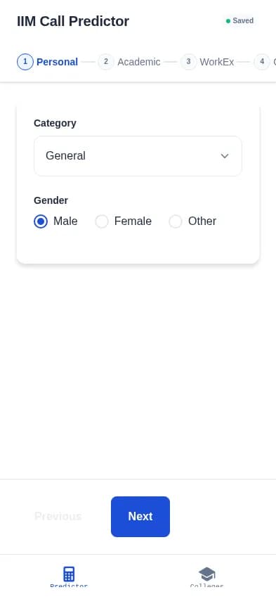 IIM Call Predictor UI