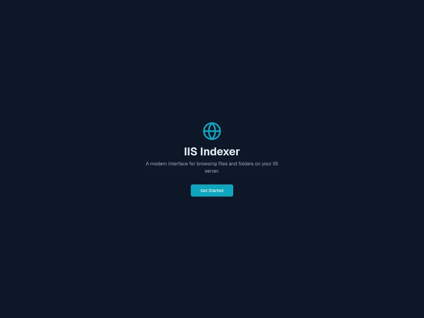 IIS Folder Indexer