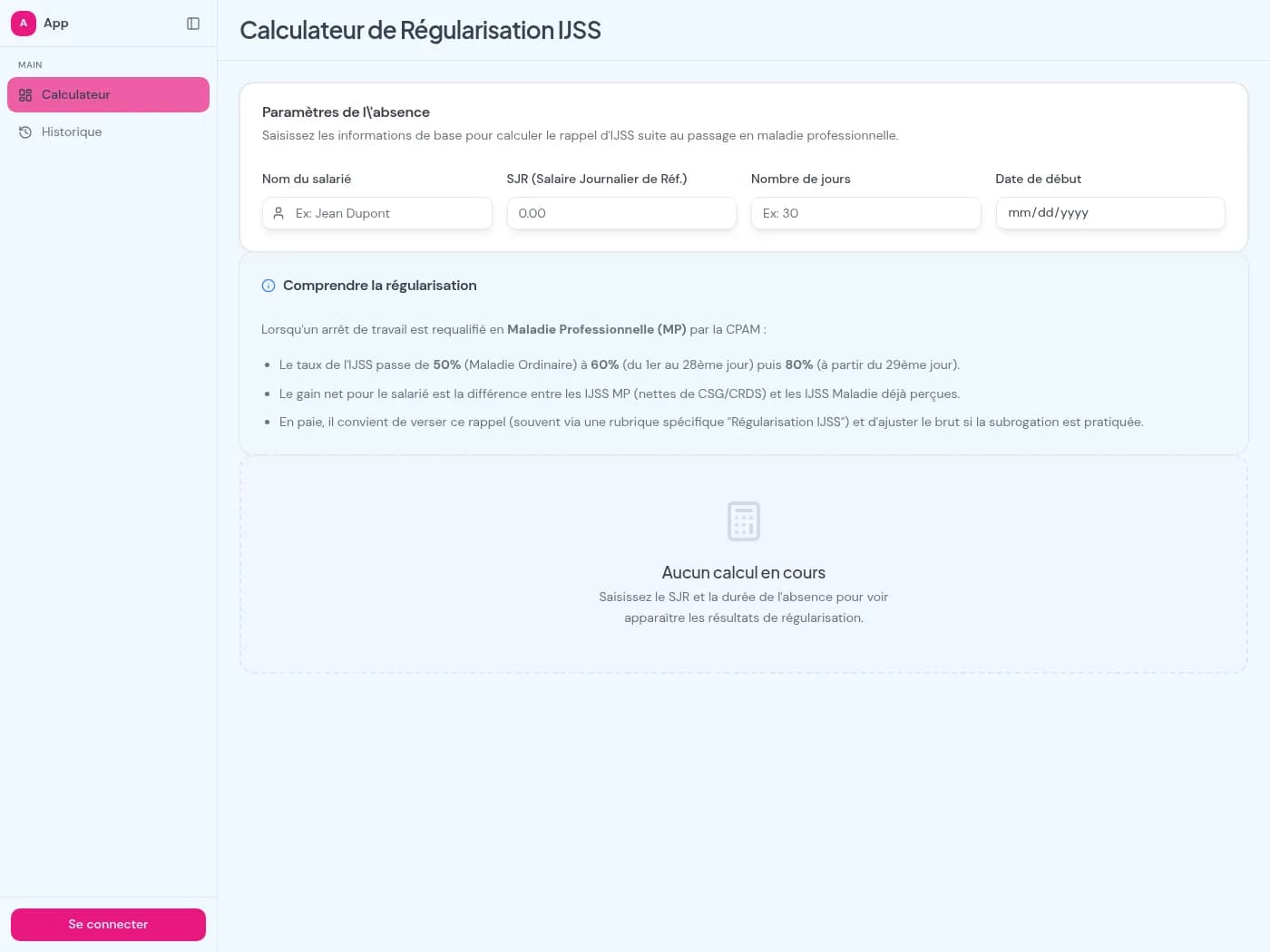 IJSS Regulator Web Tool