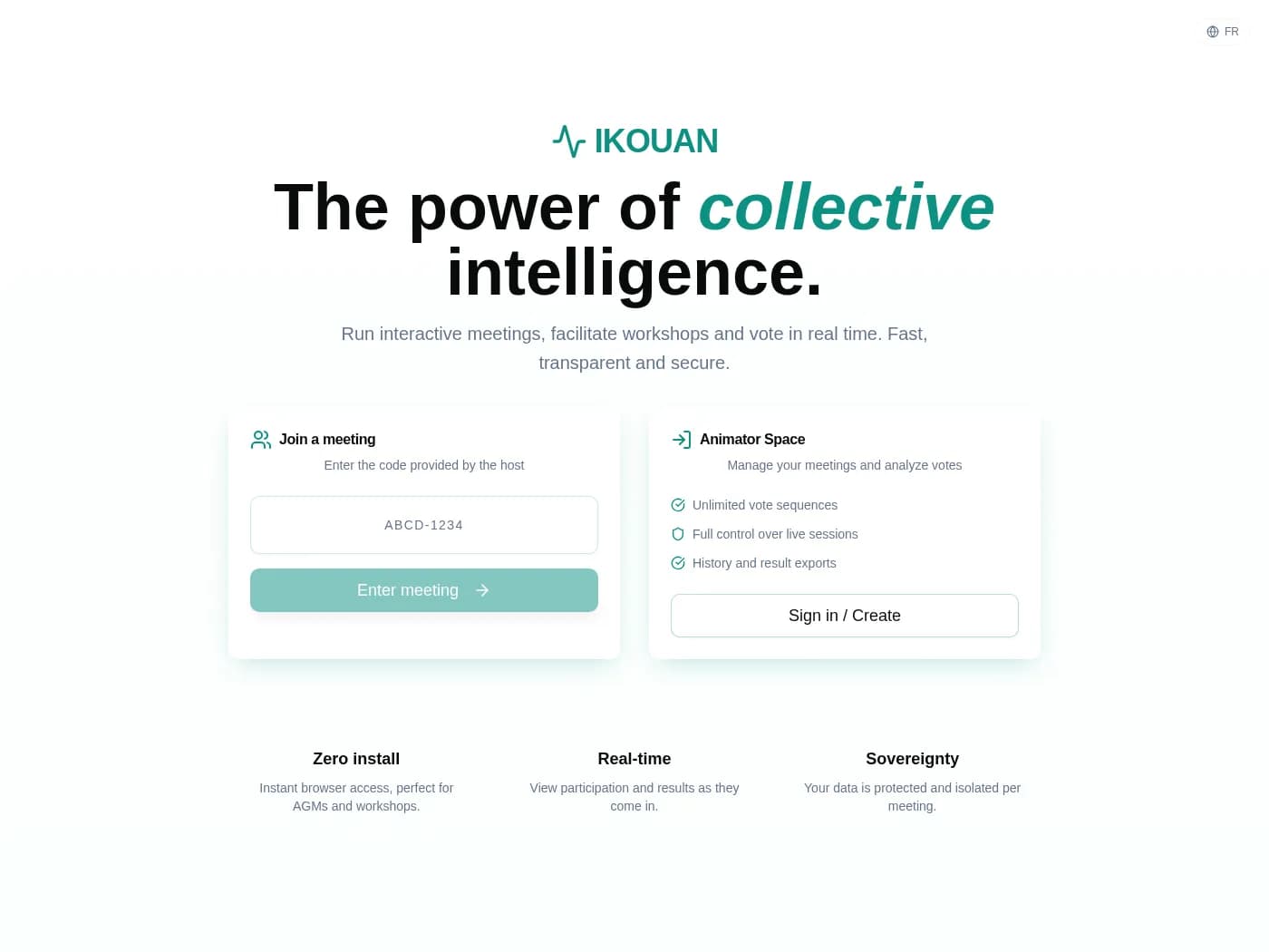 IKOUAN Meeting Hub