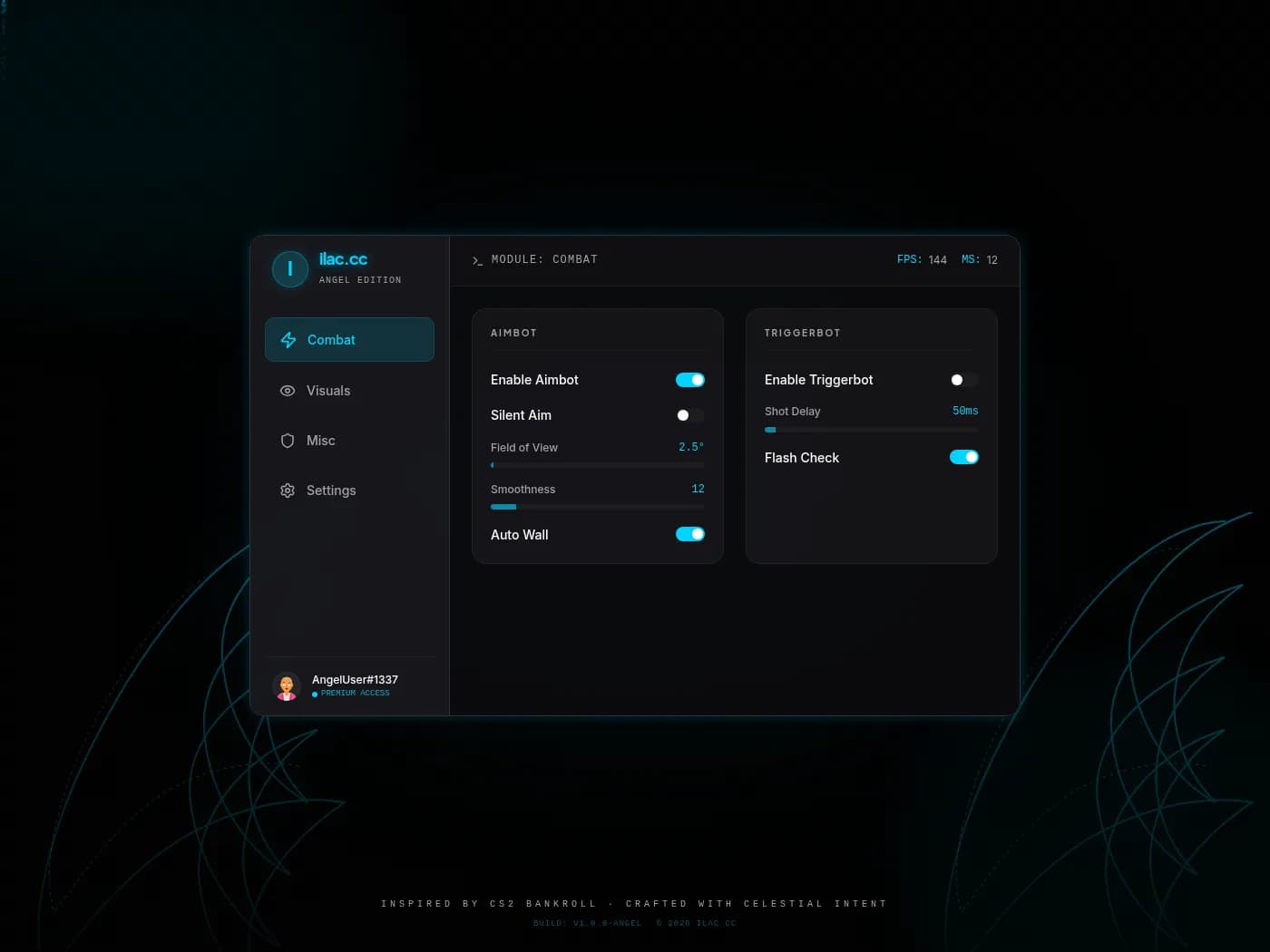 Ilac.cc Angel Dashboard
