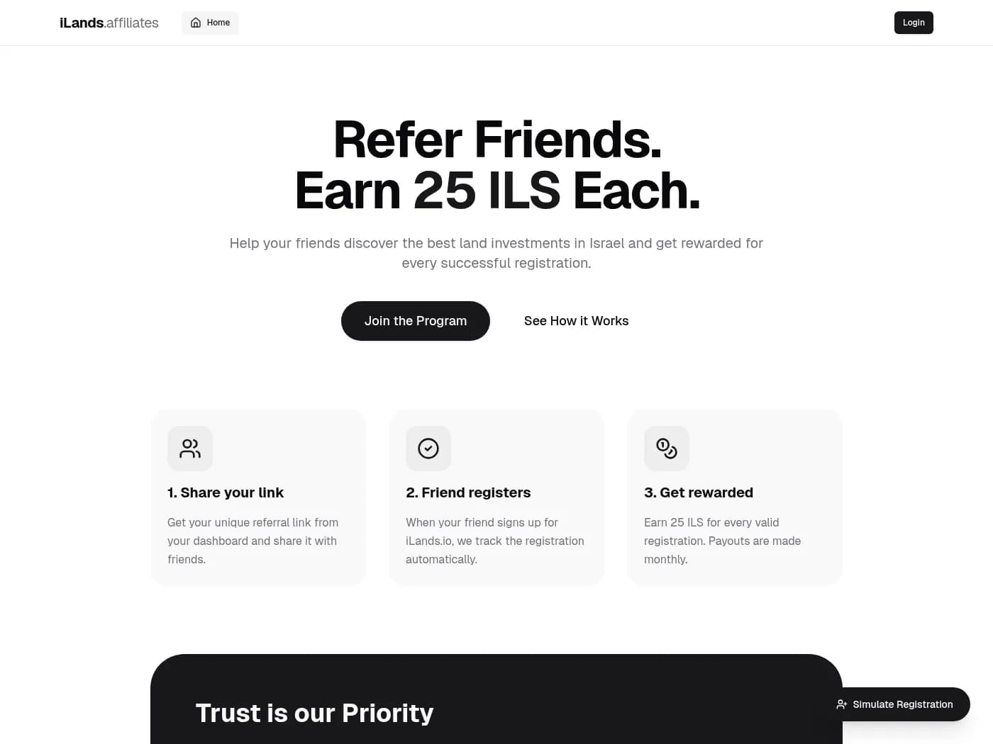 iLands Affiliate Program