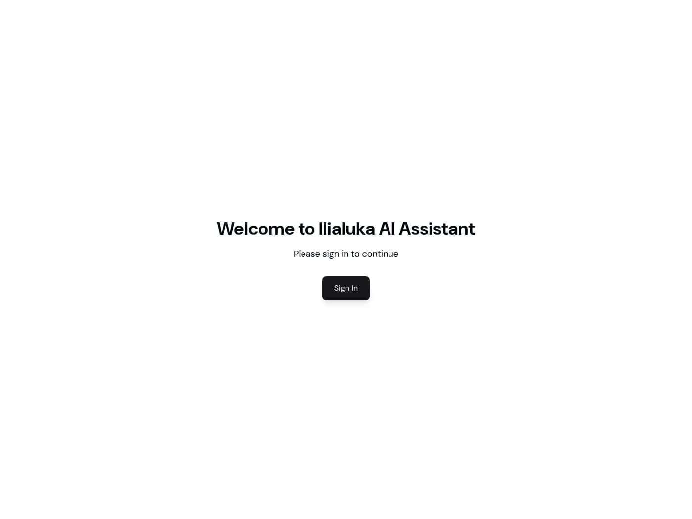 Ilialuka AI Assistant