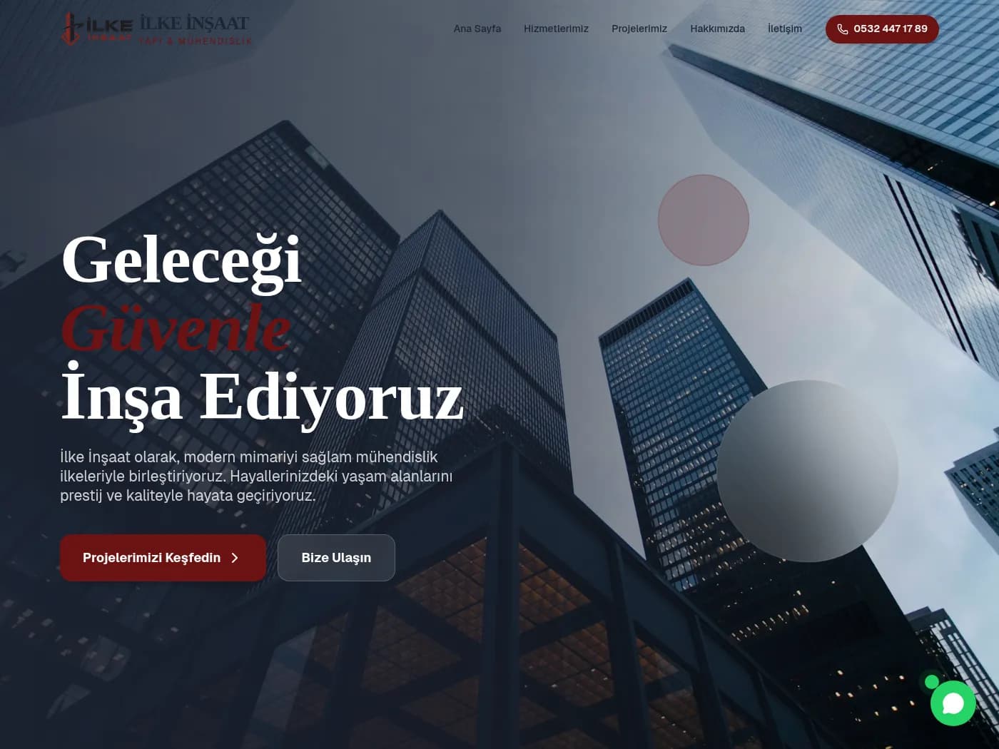 İlke İnşaat Web Portalı