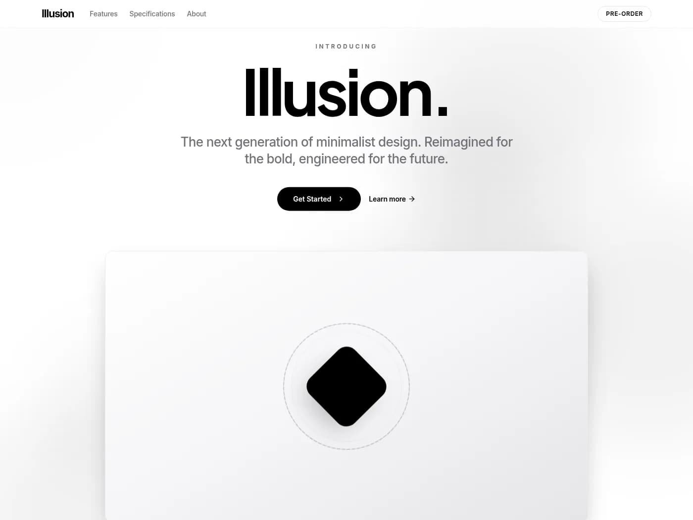 Illusion Product Site