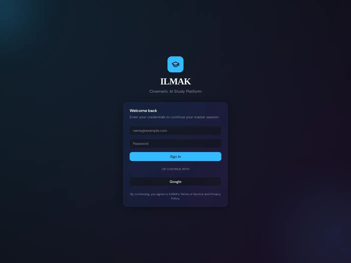 ILMAK AI Study Platform
