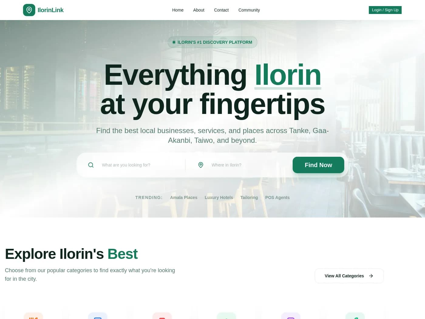 IlorinLink Local Discovery
