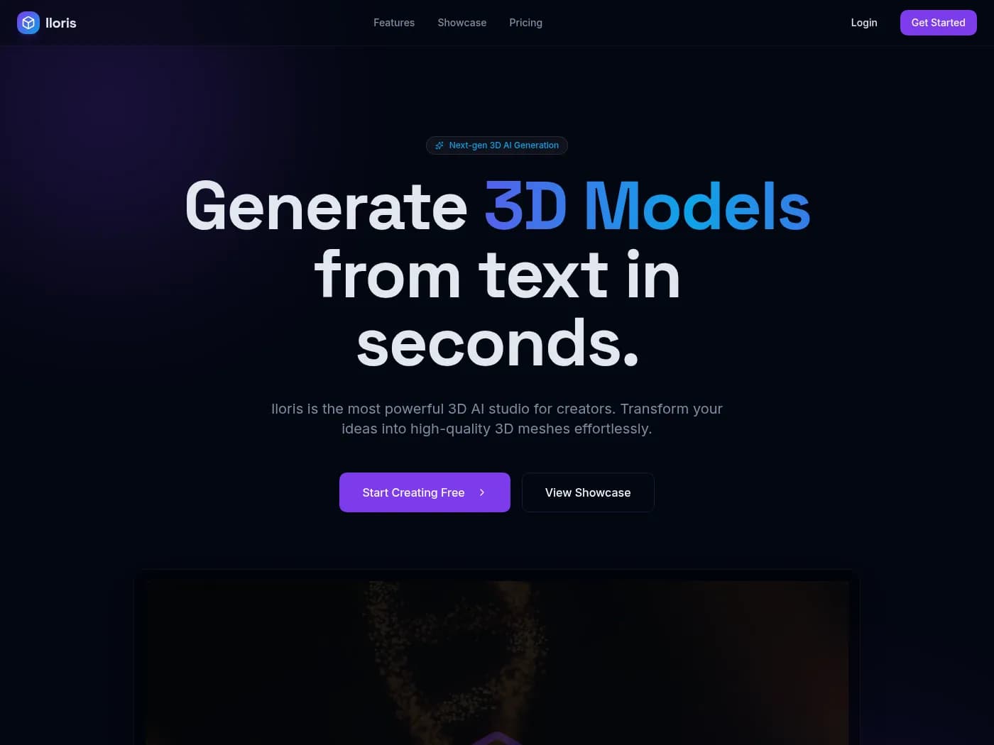 Iloris 3D AI Studio