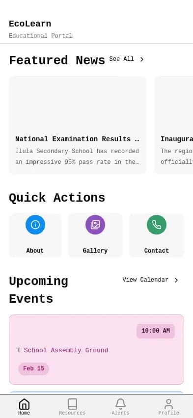 Ilula School Portal