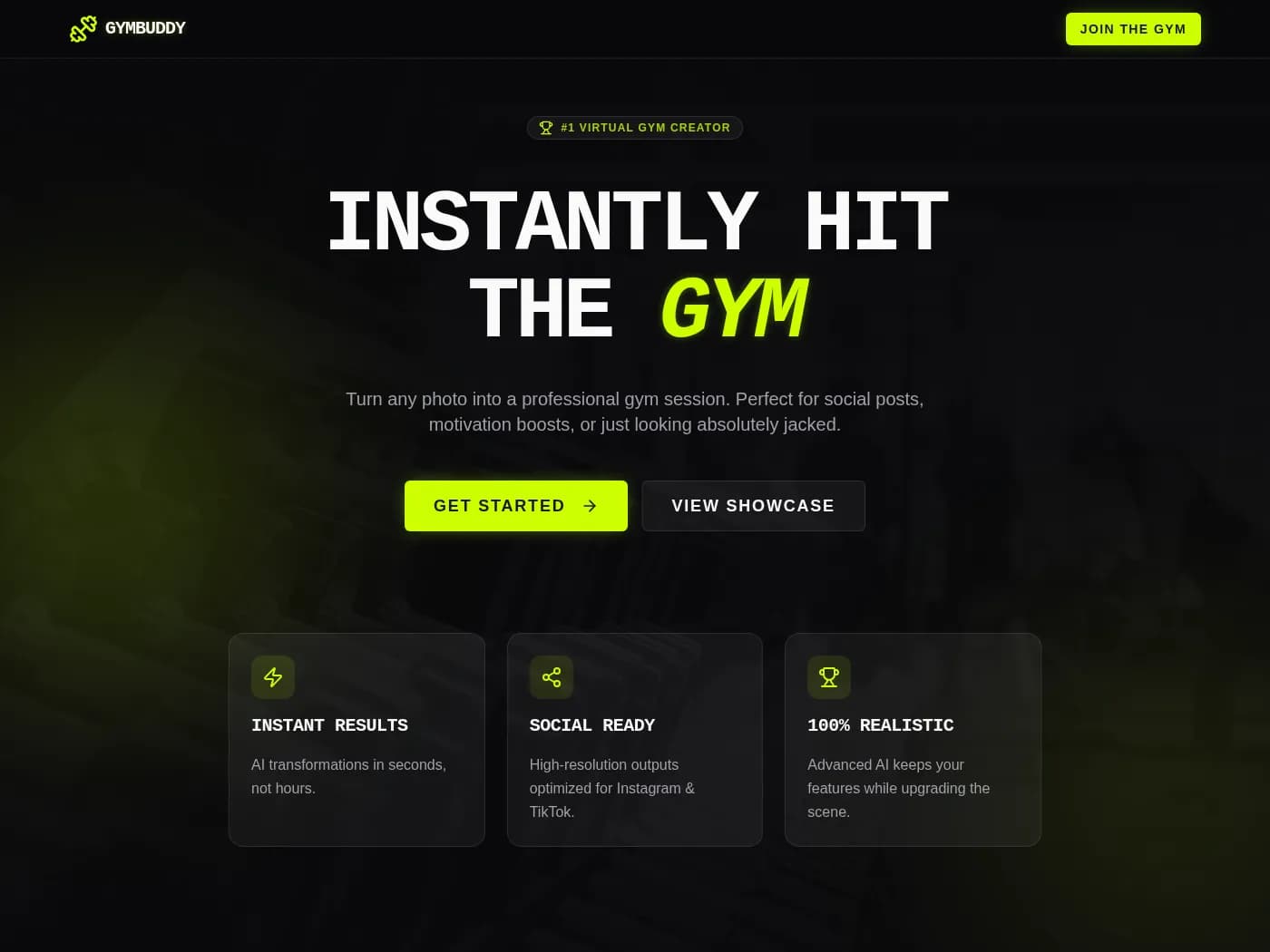 Gym Buddy Generator