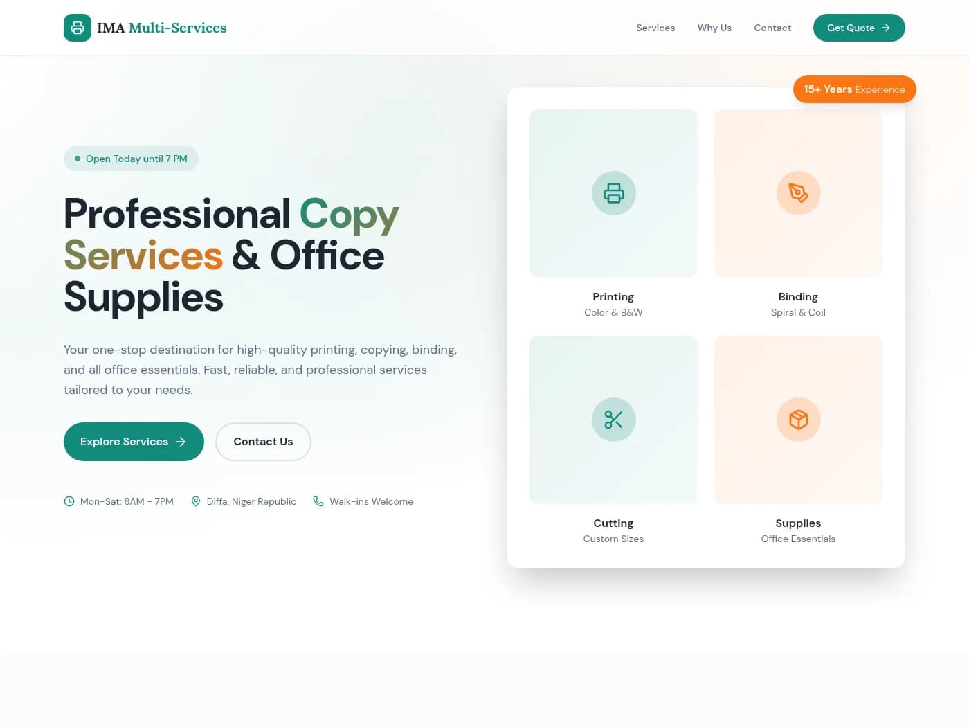 IMA Multi-Services Web